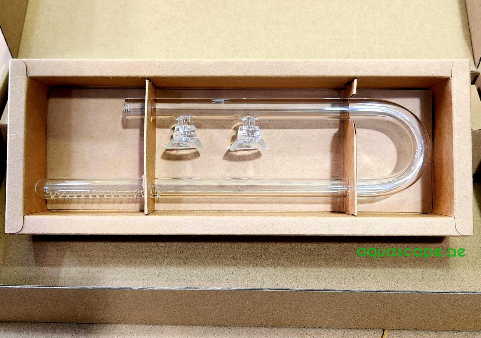 Ledstar Glass Pipe inflow and outflow with skimmer 16/21mm - aquascape